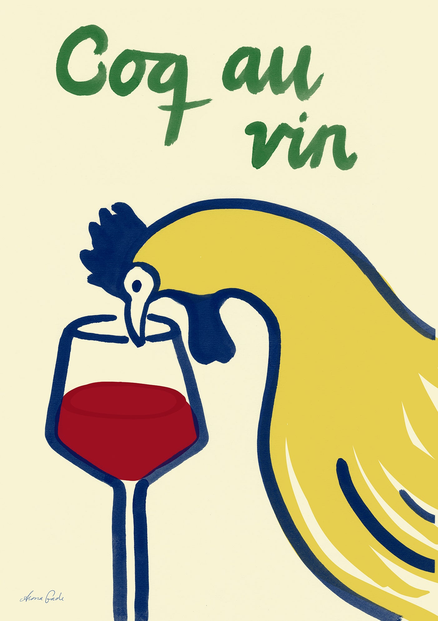 Poster · Coq au vin – VINTRO ApS